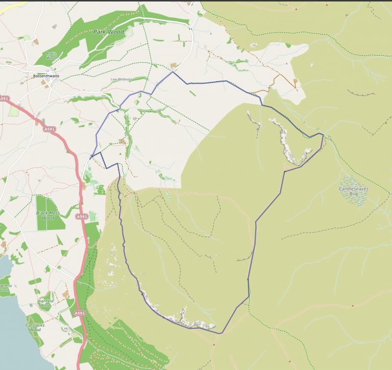 Skiddaw MAP | ThatGuyBry : The Live Your Life Blog